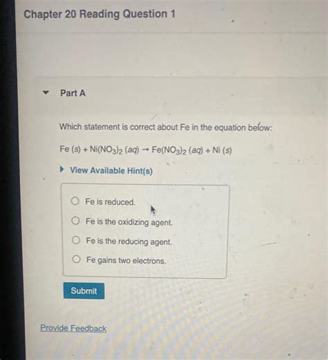 Solved Chapter 20 Reading Question 1 Part A Which Statement