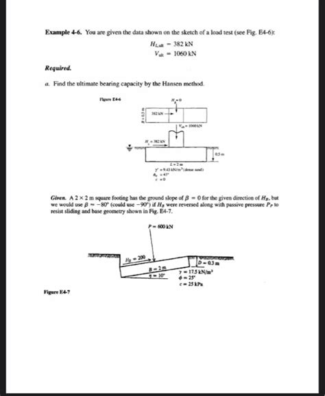 Solved Example You Are Given The Data Shown On The Chegg