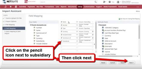 NetSuite Chart Of Accounts Upload