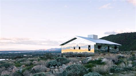 Doug Aitken Installs Entirely Mirrored Cabin In The Southern Californian Desert