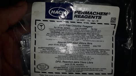 dpd colorimeter chlorine test 5 steps instructables