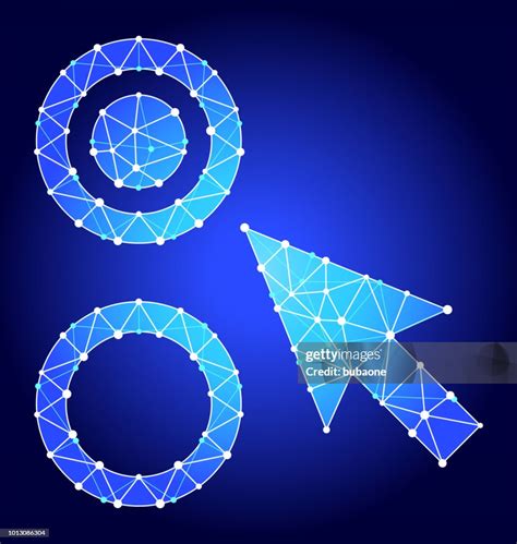 Check Bubble Blue Triangle Node Vector Pattern High Res Vector Graphic