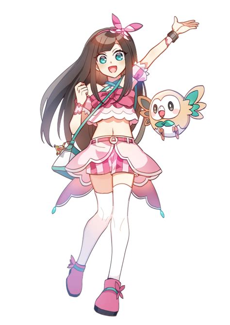 Selene Rowlet And Lurantis Pokemon And 2 More Drawn By Sakuraihum