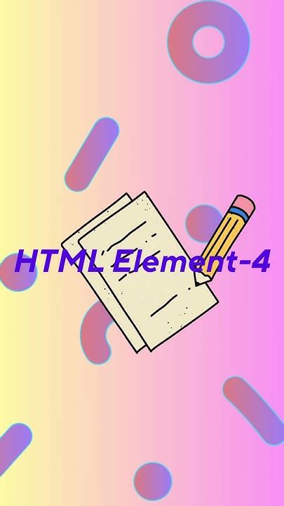 Html Element 4 Youtube