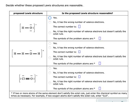 solved decide whether these proposed lewis structures are