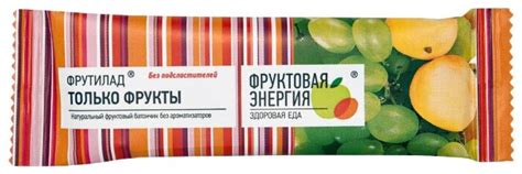 Фрутилад Фруктовы батончик Только фрукты