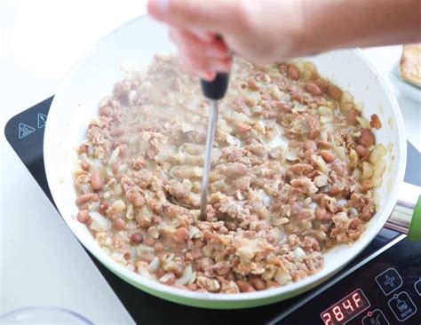 Vegan Refried Beans Half 8 Make Healthy Easy Jenna Braddock Rd