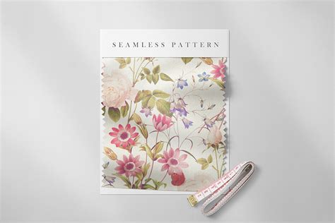 Subtle Floral Seamless Pattern Behance
