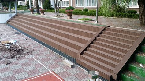 인조방부목 야외데크 시공 썩지않는 합성목재 데크로 스탠드 및 계단 시공완료 네이버 블로그