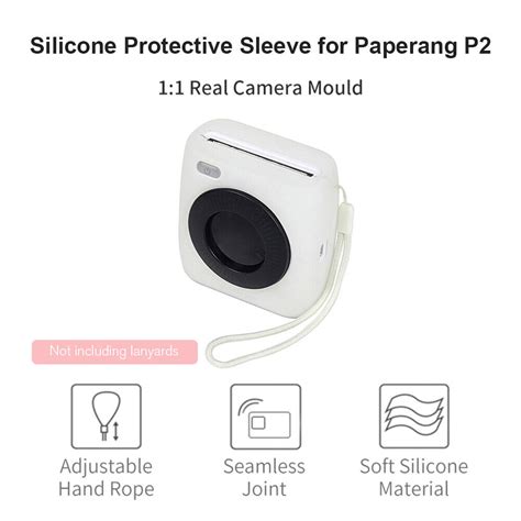 Silicone Protective Case Cover For P2 Mini Pocket Printer White Ebay