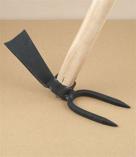 Catalonian Hand Forged Forked Hoe No1