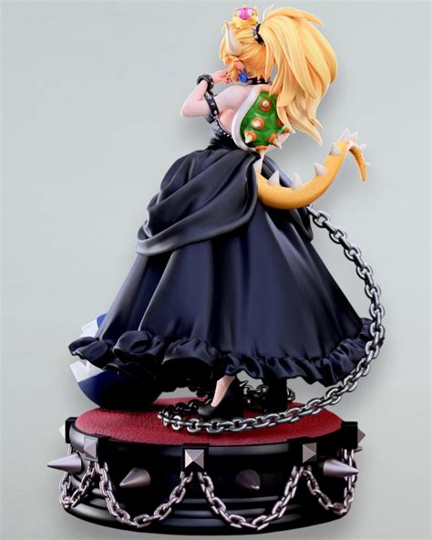 Figura Fanart Bowsette Modelo Anime Dark Fantasy De Resina Pintado A