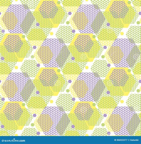 Concept Modern Geometry Hexagone Pattern Stock Vector Illustration Of