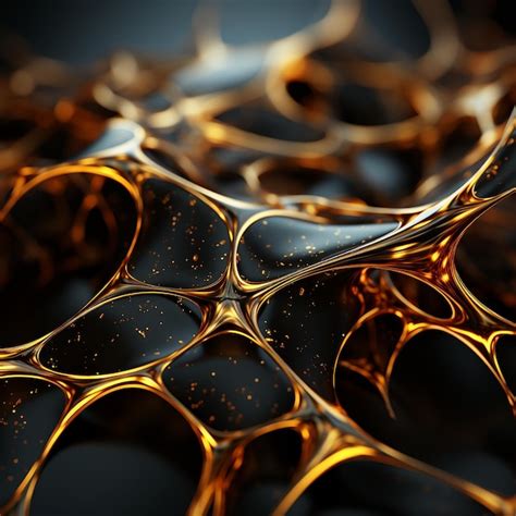 Premium Photo Gold Abstract