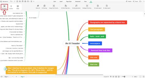 Free Markdown Viewer And Editor Wondershare EdrawMind