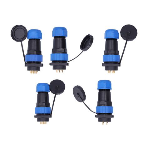 Waterproof Plug Socket Electrical Wire Connector 2 Vicedeal