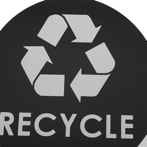 Pe Environmental 20pcsset Round Recycle Trash Sti Grandado