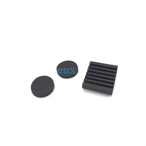 Customized Adhesive Rubber Bumper Strip For Shock Absorber Etol
