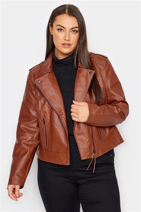 Plus Size Faux Leather Jackets Yours Clothing