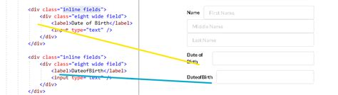 Inline Fields Label Text With Spaces Breaks · Issue 6613 · Semantic
