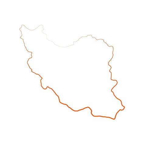 Illustrated Iran Map Vector Art At Vecteezy