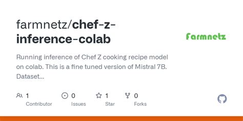 GitHub Farmnetz Chef Z Inference Colab Running Inference Of Chef Z