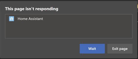 HA Interface Frontend Freezes When Loaded After Updating To Installation Home
