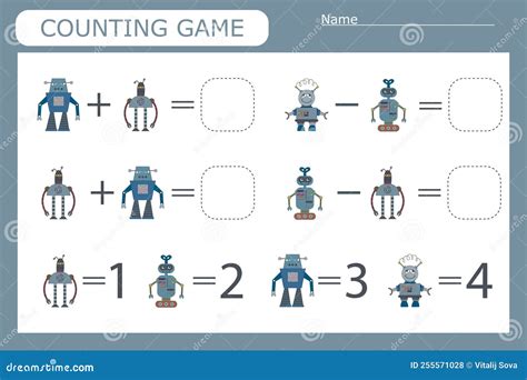 Printable Worksheet Stock Illustration Illustration Of Puzzle 255571028
