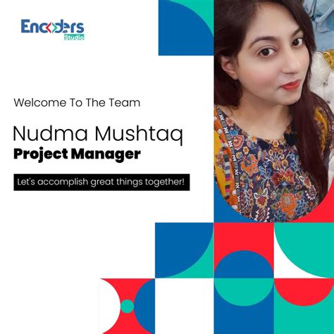 Nudma Mushtaq On Linkedin Thank You For The Warm Welcome Encoders