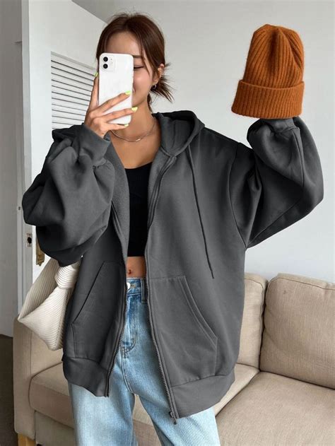 Dazy هودي سستة منخفض الاكتاف رباط مبطن حراري Roupa Moletom Tops De