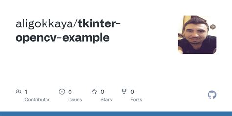 Github Aligokkayatkinter Opencv Example