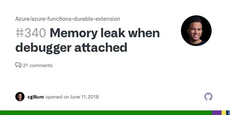 Memory Leak When Debugger Attached · Issue 340 · Azureazure Functions