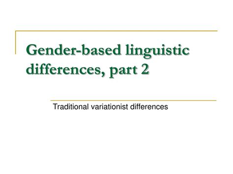 PPT Li Language Variation PowerPoint Presentation Free Download ID