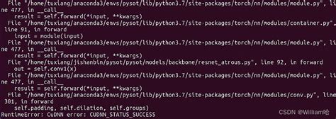 出现“runtimeerror cudnn error cudnn states success”问题的解决方案 torch backends cudnn benchmark true