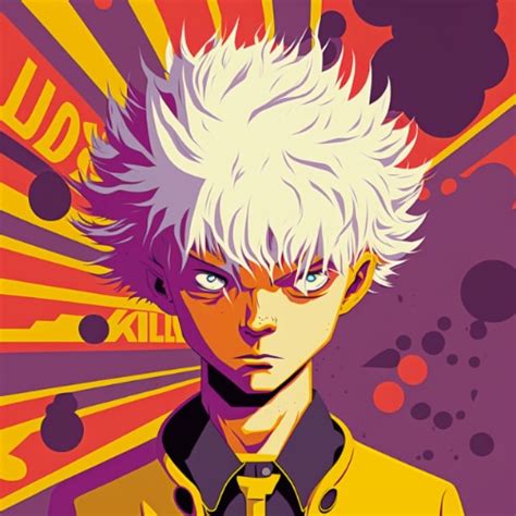 Killua Zoldyck In The Art Style Of Milo Manara