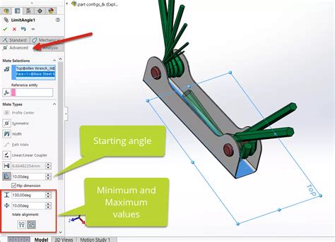 Solidworks Limit Angle Mate Tutorial Goengineer