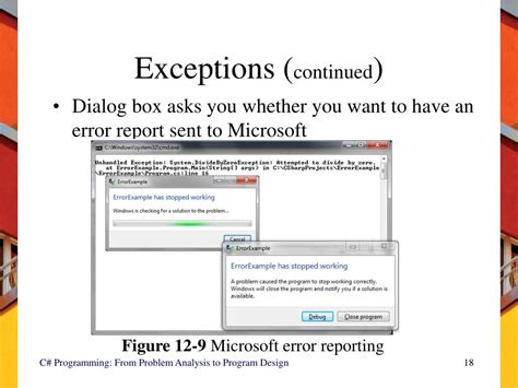 Ppt Debugging And Handling Exceptions Powerpoint Presentation Free