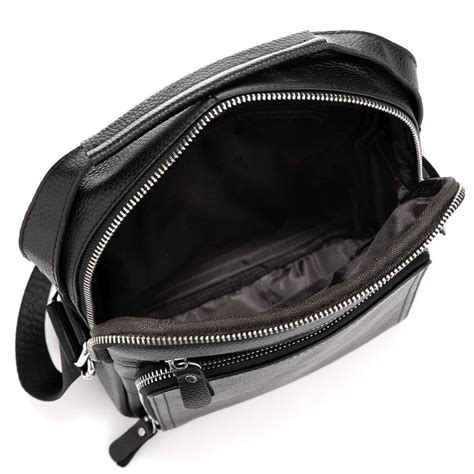 Барсетка мужская кожаная через плечо из натуральной кожи Tiding Bag ТВ ...