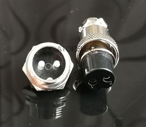 Gx16 16mm Aviation Plug Metal Panel Femalemale Wire Cable Connector 2