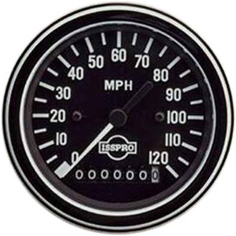 3375 Inch Chrome Electric Speedometer 120 Mph By Isspro 4 State Trucks