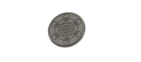 Free Stl File Metatrons Cube Coaster 🏠・3d Print Model To Download・cults
