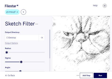 Sketch GIF Filter Convert And Process Raster Images Locally Filestar