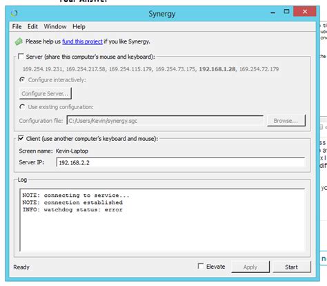 Networking Use Lan To Interface Synergy While Having Wifi Connected