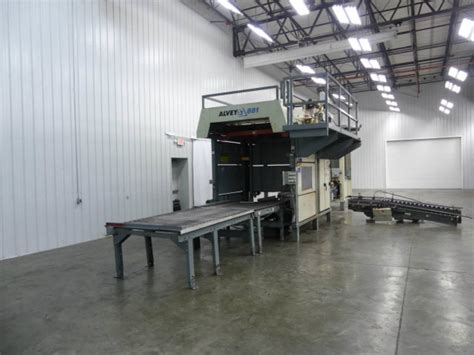 Used Alvey 881 High Level Automatic Case Palletizer