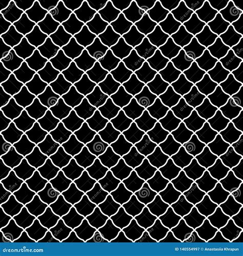 Seamless Pattern Of Curved Lines Unusual Lattice Stock Vector Seamless Pattern Of Curved Lines Unusual Lattice Stock Vector