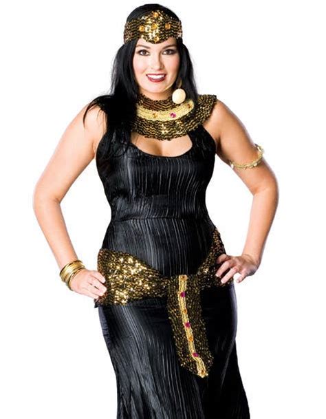 Black And Gold Long Egyptian Costume Dress Womens Cleopatra Costume