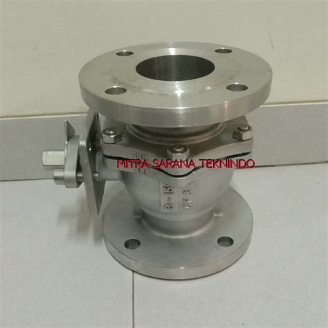Jual Ball Valve Flange Stainless Ss304 Ansi 150 Ukuran 2 Inch Inchi Di