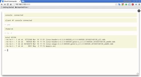 Cloud Commander A Web File Manager With Console And Editor