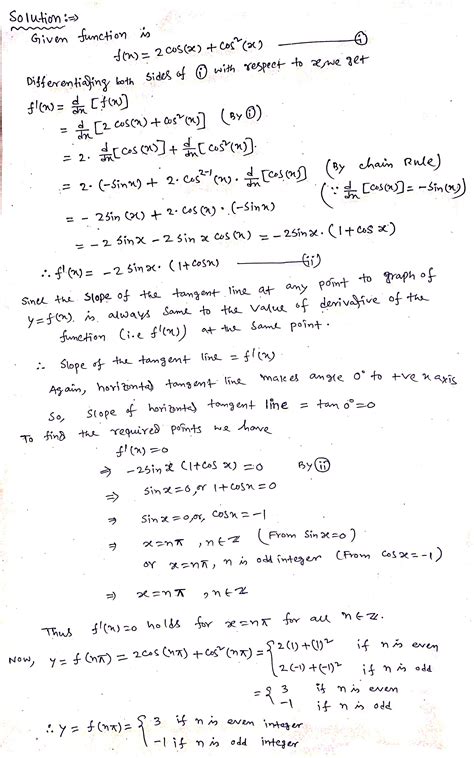Solved Find All The Points On The Graph Of The Function F X 2