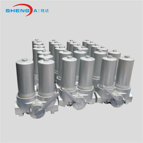 Duplex Aluminum Inline Oil Filter Assembly High Quality Duplex Aluminum Inline Oil Filter